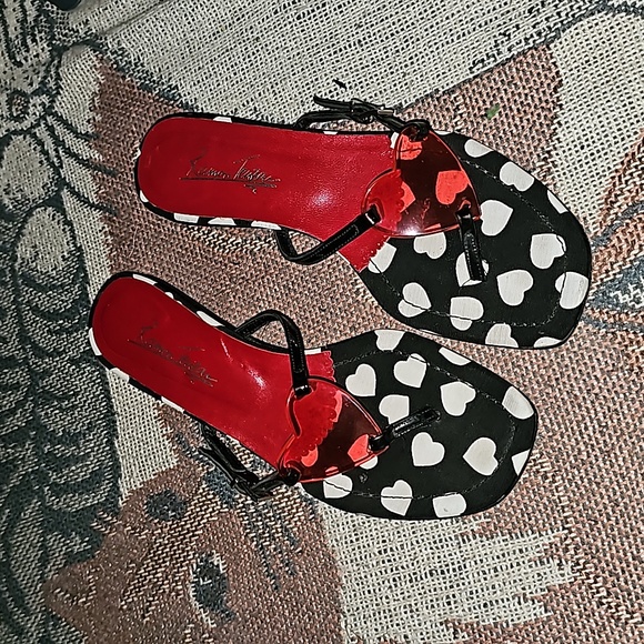 Ramon Tenza | Shoes | Ramon Tenza Vintage Thong Sandals Kitten Heel ...